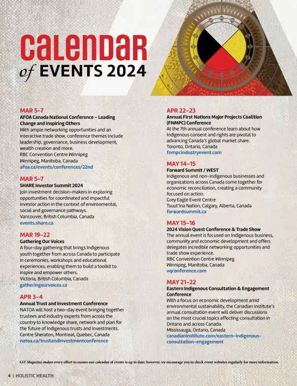 Calendar of EVENTS 2024 - PressReader
