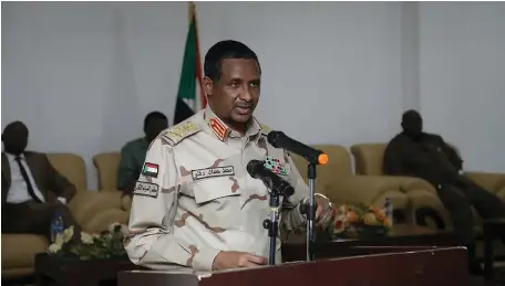 Sudanese paramilita­ry leader says army chiefs standing in way of ...