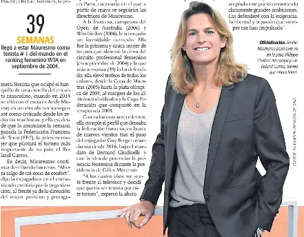 Mauresmo, poder femenino en el tenis - PressReader
