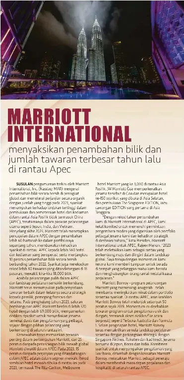 MARRIOTT INTERNATIO­NAL - PressReader