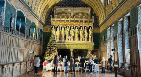 L’année 2024 a marqué la fin du chantier colossal de la rénovation du château - PressReader