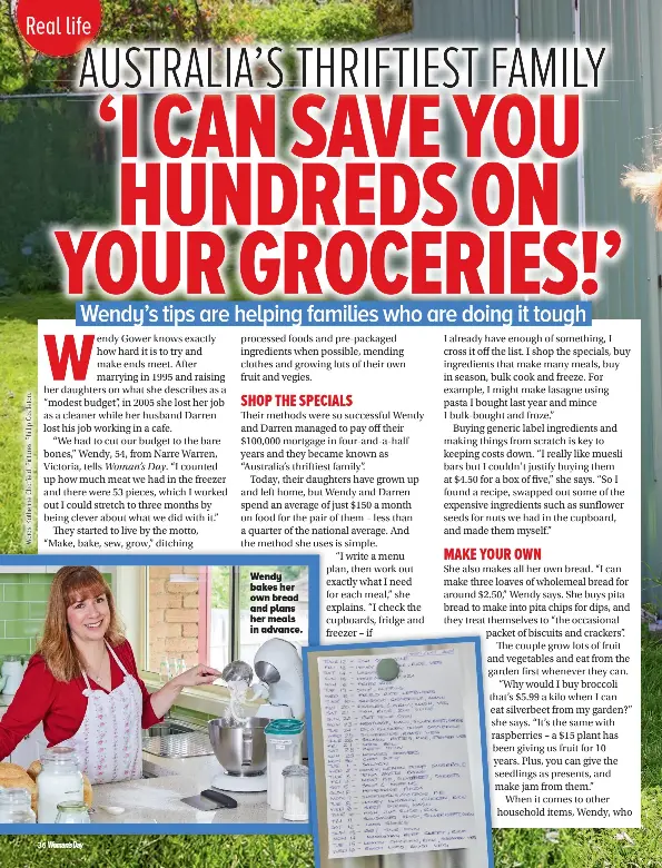 AUSTRALIA’S THRIFTIEST FAMILY ‘I CAN SAVE YOU HUNDREDS ON YOUR GROCERIES!’ - PressReader