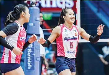 NEGRENSE PONS SHINES AS CREAMLINE SWEEPS ZUS IN PVL - PressReader