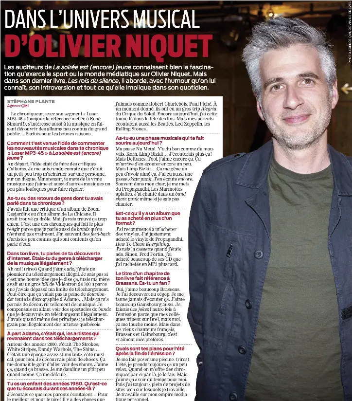 DANS L’UNIVERS MUSICAL D’OLIVIER NIQUET - PressReader