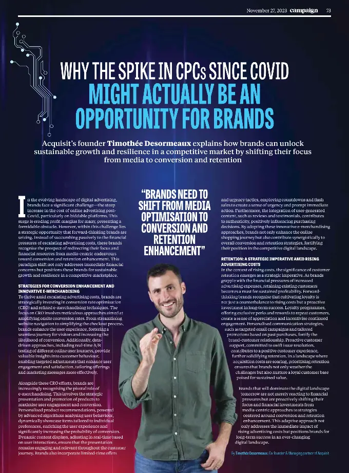 WHY THE SPIKE IN CPCS SINCE COVID MIGHT ACTUALLY BE AN OPPORTUNIT­Y FOR ...