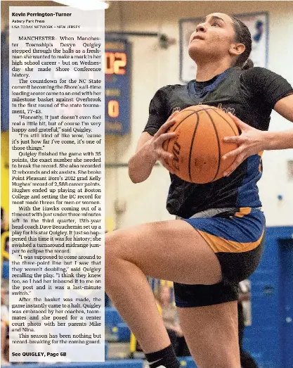 Quigley sets Shore hoops score record - PressReader