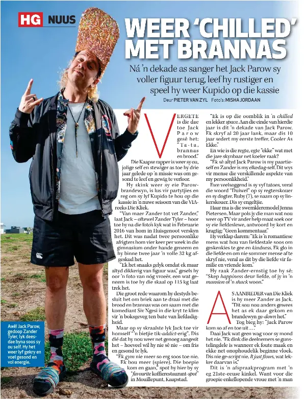 Ronder Jack Parow terug op die kassie - PressReader