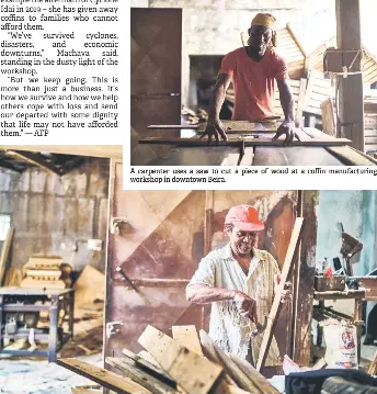 In Mozambique’s Beira, shipping pallets repurposed as coffins - PressReader