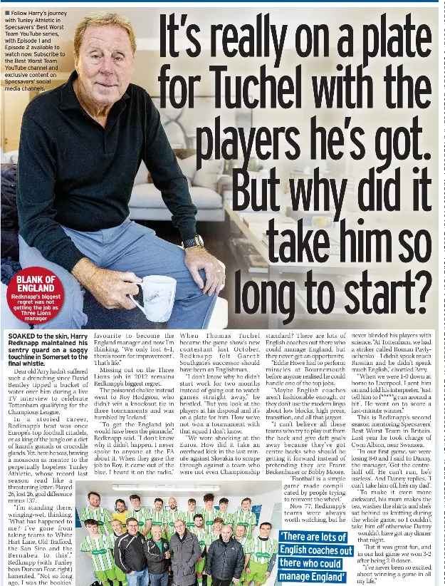 It’s really on a plate for Tuchel with the players he’s got. But why ...