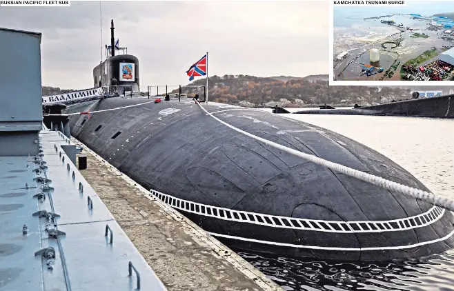 Russian nuclear sub base ‘hit’ by tsunami - PressReader
