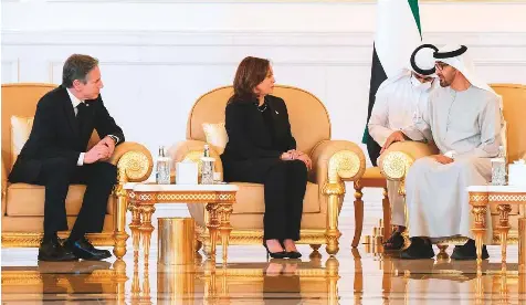 Harris in UAE to pay respects - PressReader