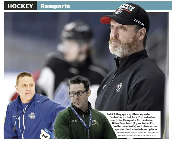 Trois hommes dans la course pour remplacer Roy - PressReader