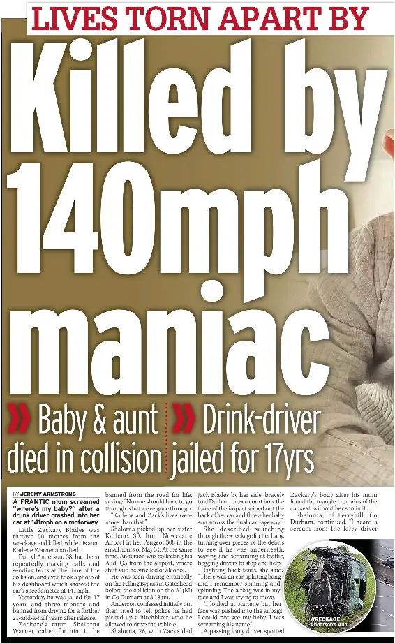 Killed by 140mph maniac - PressReader