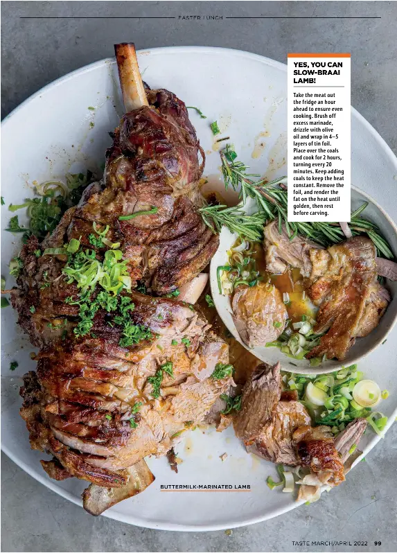 YES, YOU CAN SLOW-BRAAI LAMB! - PressReader