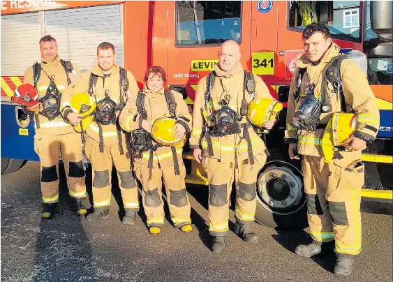 Brigade members tackle the climb - PressReader