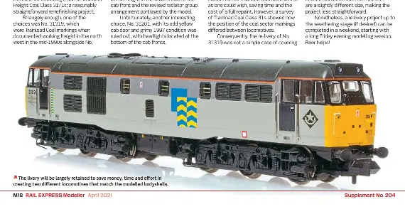 Trainload Coal Class 31s - PressReader