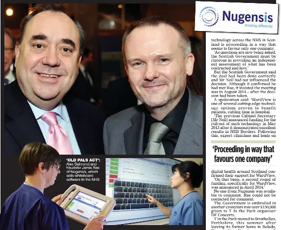 A convicted conman, a generous donation to SNP coffers... and a £2m NHS ...