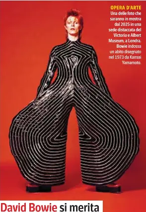 David Bowie si merita un museo (a Londra) - PressReader