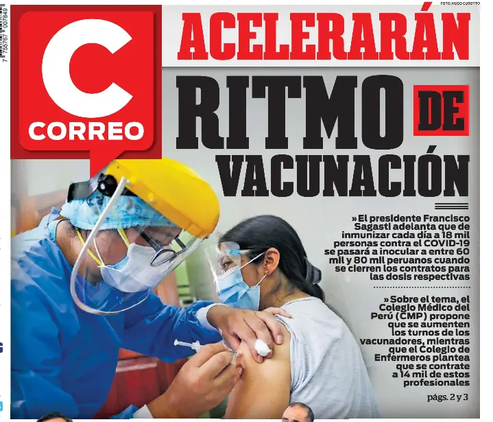 ACELERARÁN RITMO DE VACUNACIÓN - PressReader