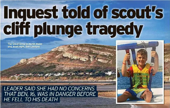 Inquest told of scout’s cliff plunge tragedy - PressReader