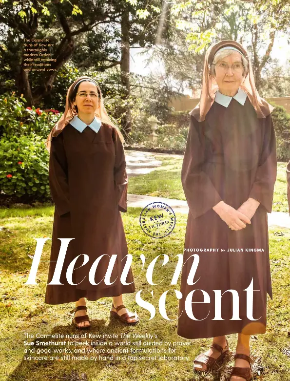 HEAVEN SCENT: meet the Carmelite nuns creating divine skincare products - PressReader