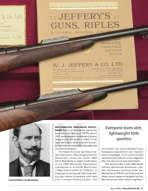 JEFFERY’S .256 MANNLICHER RIFLES | Man Magnum | PressReade­r