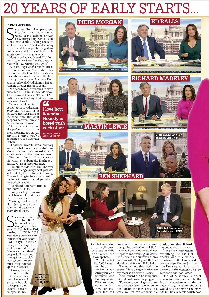 Piers toughened me up, we sparred every morning. We are still friends and I know he still ...