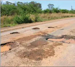 Mvuma-Masvingo Road condition deplorable - PressReader