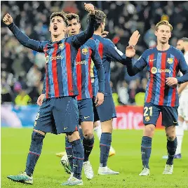 Barcelona golpeó 1-0 a Real Madrid y se lleva la primera semifinal en el Bernabéu - PressReader