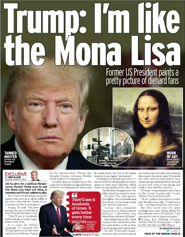 Trump: I’m like the Mona Lisa - PressReader