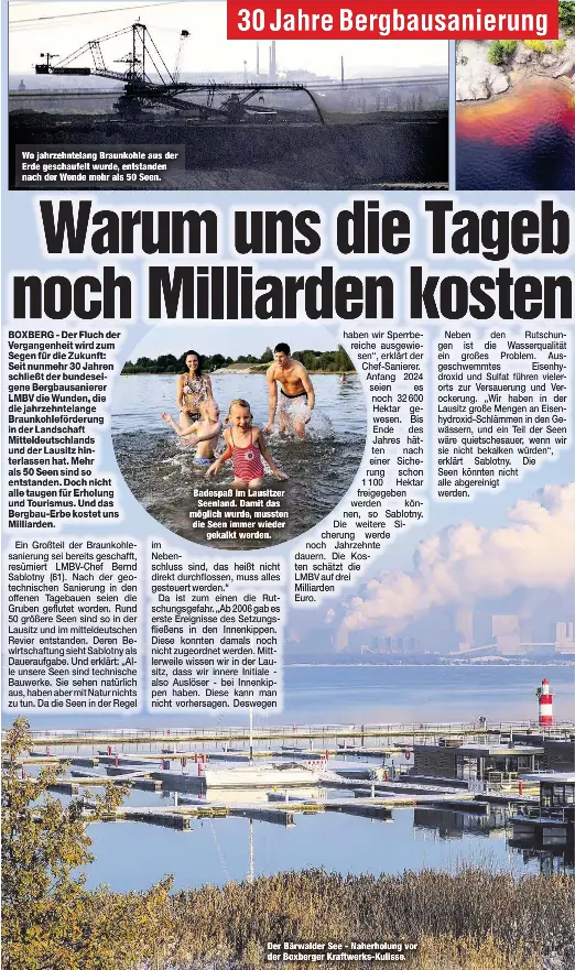Warum uns die Tageb noch Milliarden kosten Au-Seen werden - PressReader
