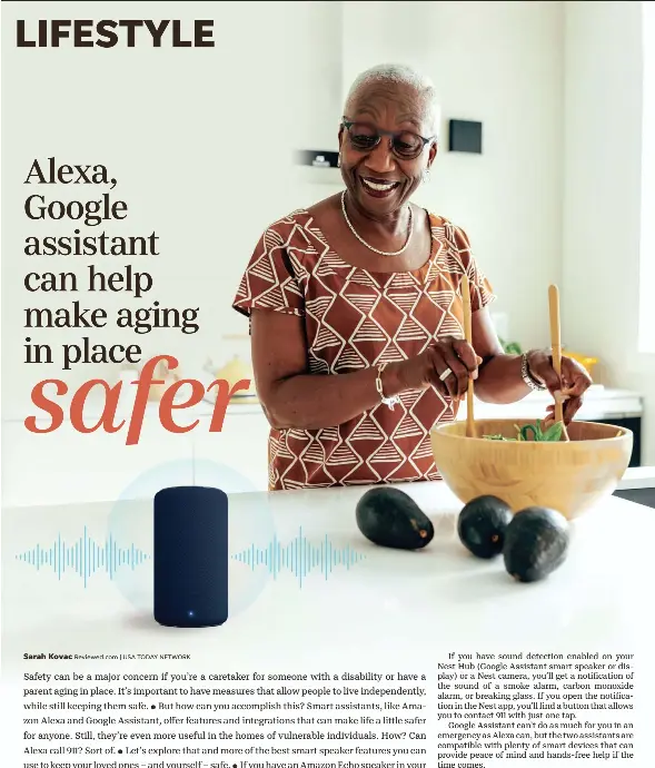 Alexa, Google assistant can help make aging in place safer - PressReader