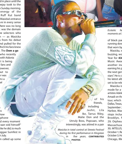 Masicka thrills Streetz Festival - PressReader