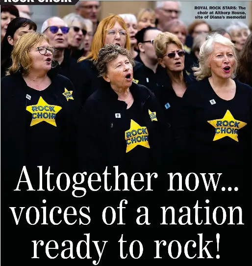 Altogether now... voices of a nation ready to rock! - PressReader