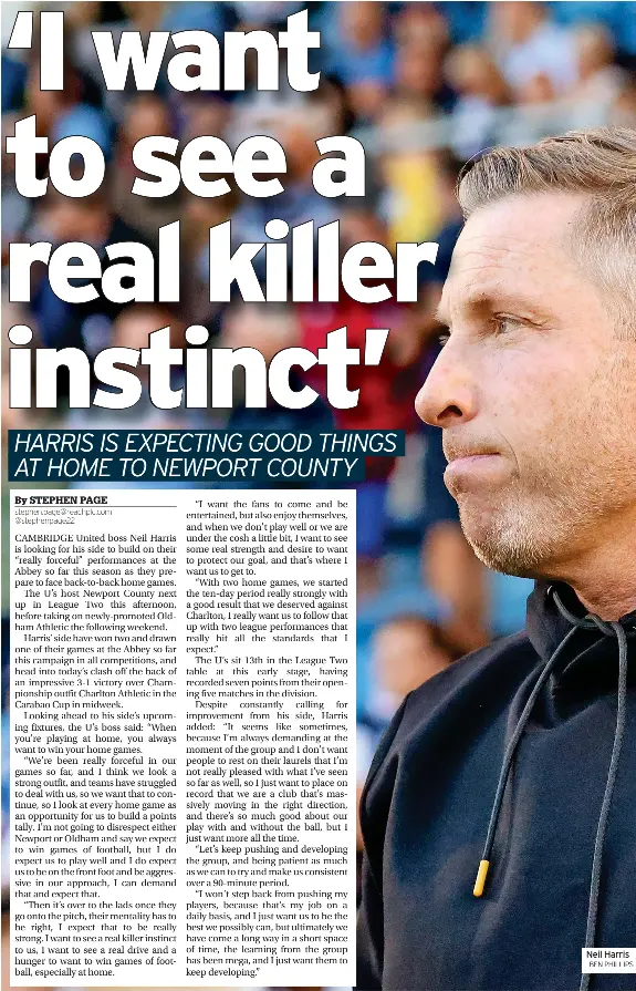 ‘I want to see a real killer instinct’ - PressReader
