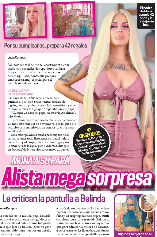 Por su cumpleaños, prepara 42 regalos - PressReader