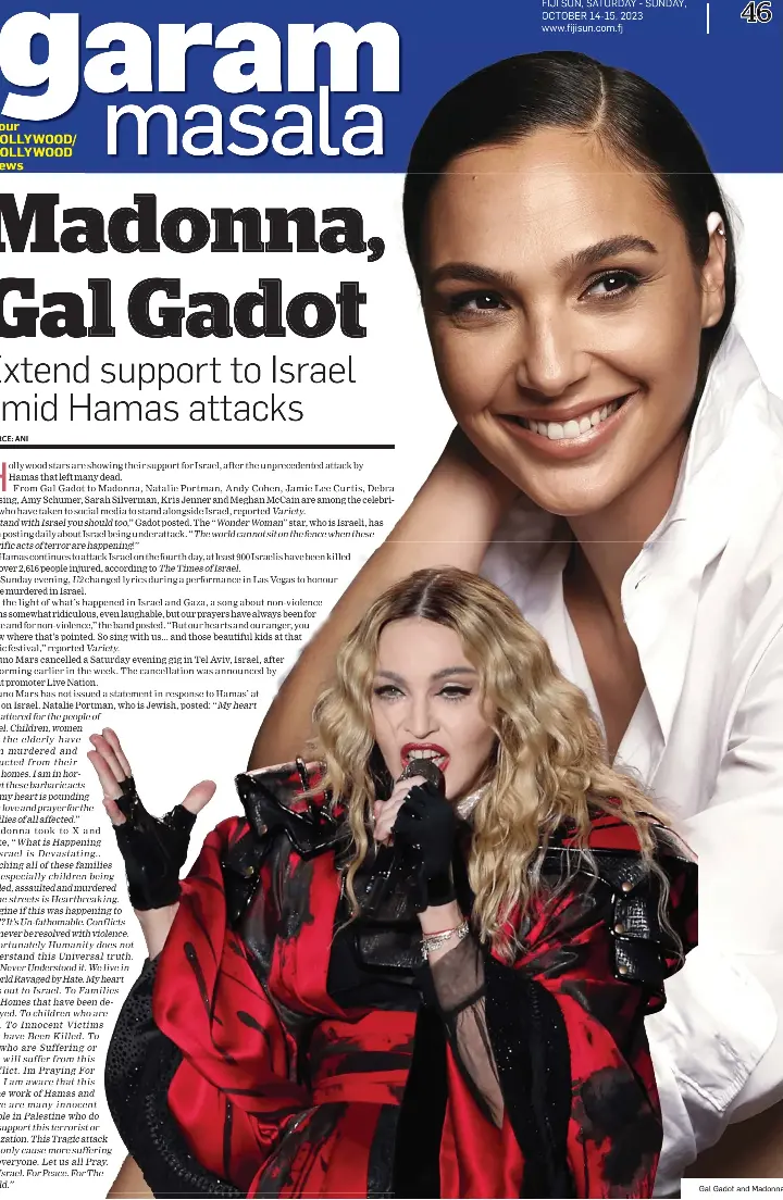 Madonna, Gal Gadot - PressReader