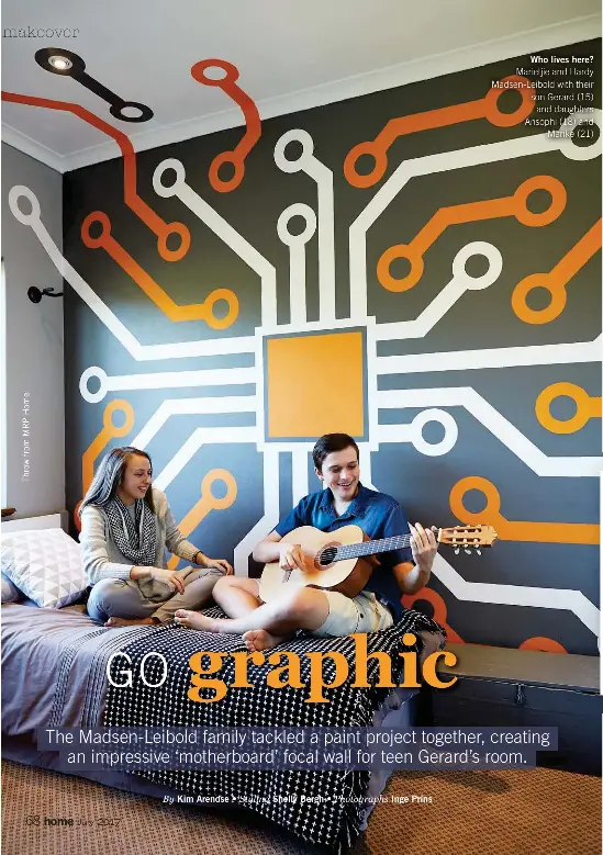 A graphic focal wall perfect for a computer fanatic’s bedroom - PressReader