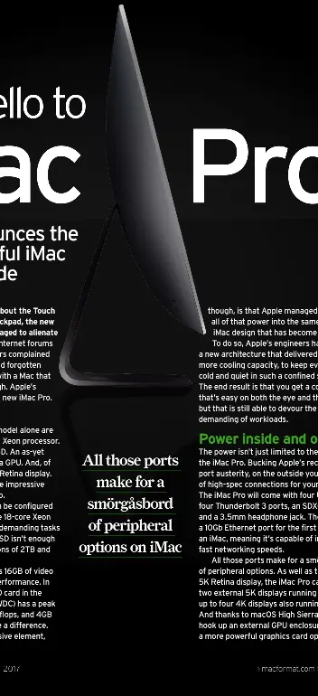Say hello to iMac Pro - PressReader