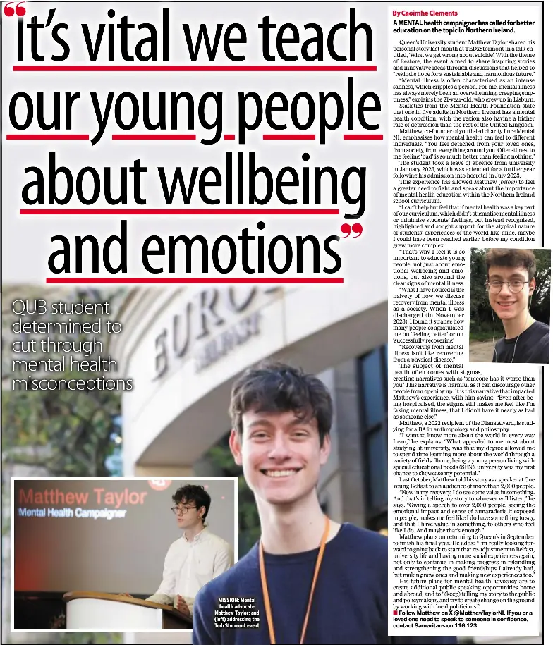 It’s vital we teach our young people about wellbeing and emotions - PressReader