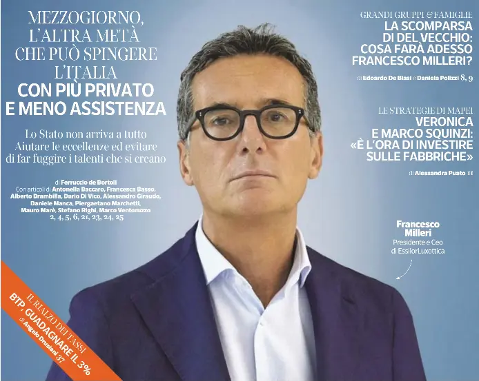 MEZZOGIORN­O, L’ALTRA METÀ CHE PUÒ SPINGERE L’ITALIA CON PIÙ PRIVATO E ...