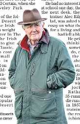 Top award for Elsworth, trainer of Desert Orchid - PressReader
