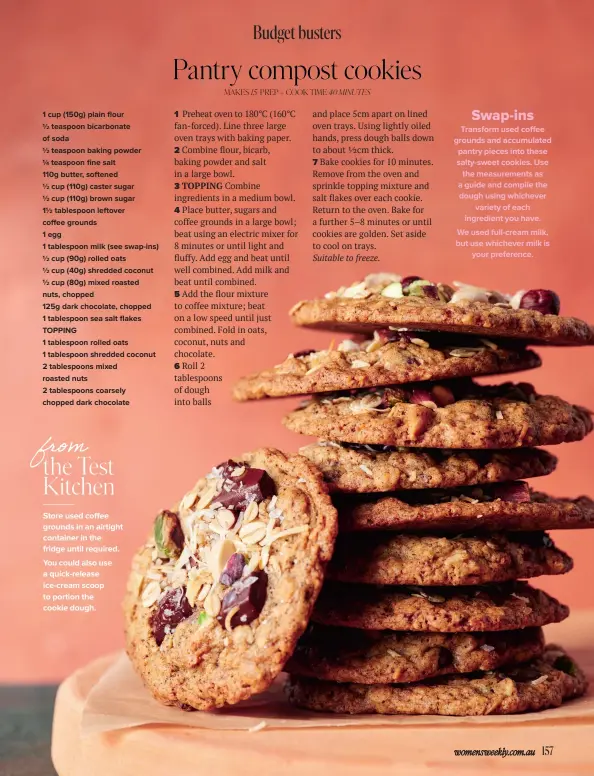 Pantry compost cookies - PressReader