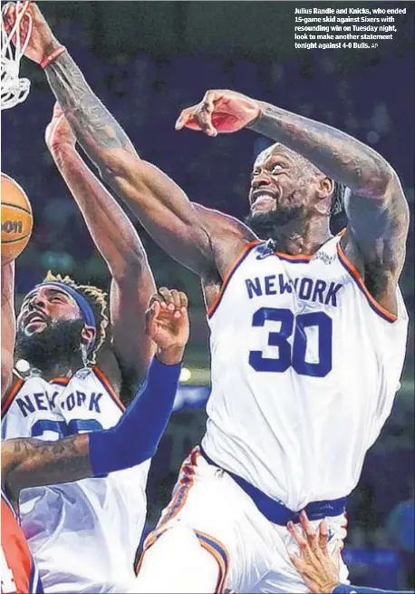Knicks, Bulls could reignite classic rivalry - PressReader