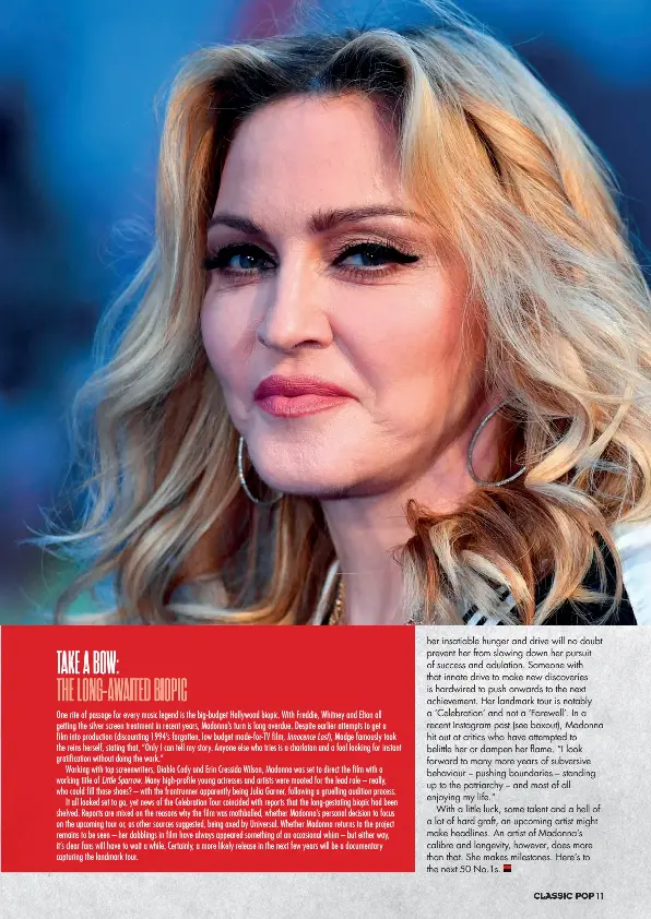 TAKE A BOW: THE LONG-AWAITED BIOPIC - PressReader