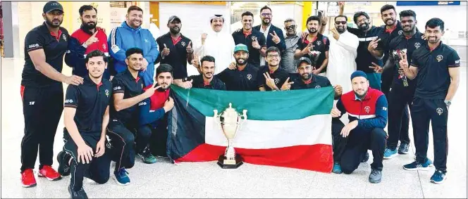 Kuwait men’s cricket team receives a warm welcome after historic ...