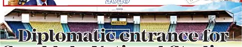Diplomatic entrance for Somhlolo National Stadium - PressReader
