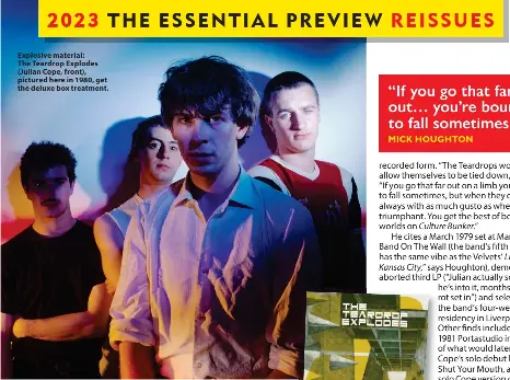 Flashback! With Teardrop Explodes box Culture Bunker. - PressReader