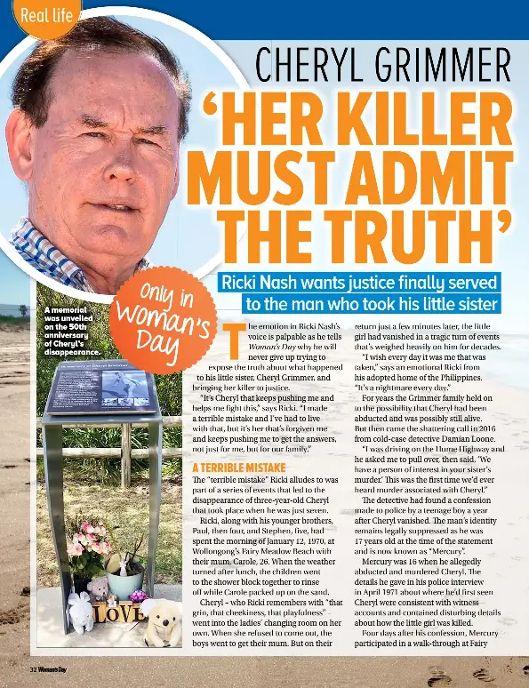 CHERYL GRIMMER ‘HER KILLER MUST ADMIT THE TRUTH’ - PressReader