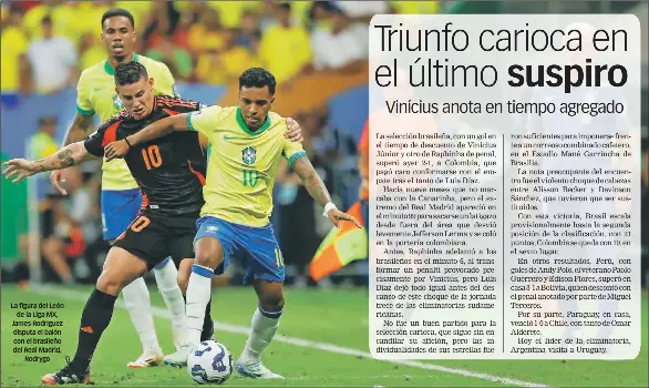 Triunfo carioca en el último suspiro - PressReader